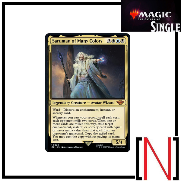 [MTG][Single][LTR] Saruman of Many Colors ระดับ Mythic [ภาษาอังกฤษ ...