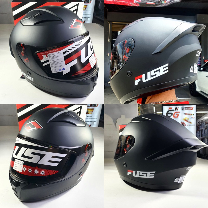 หมวกกันน็อค FUSE รุ่น RAZOR SP ปี 2022-2023 ใหม่ล่าสุด เต็มใบ เลือกไซส์ ...