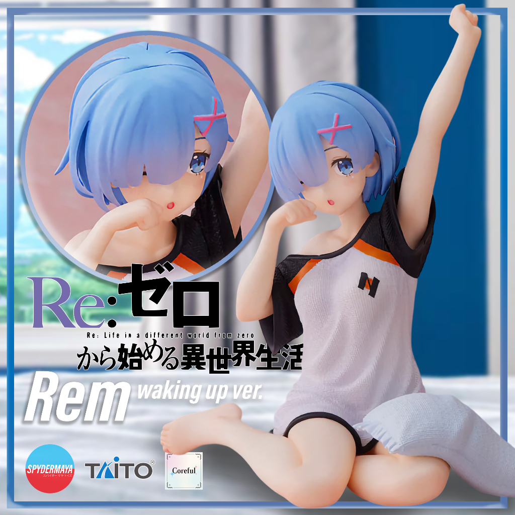 [พร้อมส่ง] Re:Zero ~ Rem Coreful Waking Up Ver. - Taito | Shopee Thailand