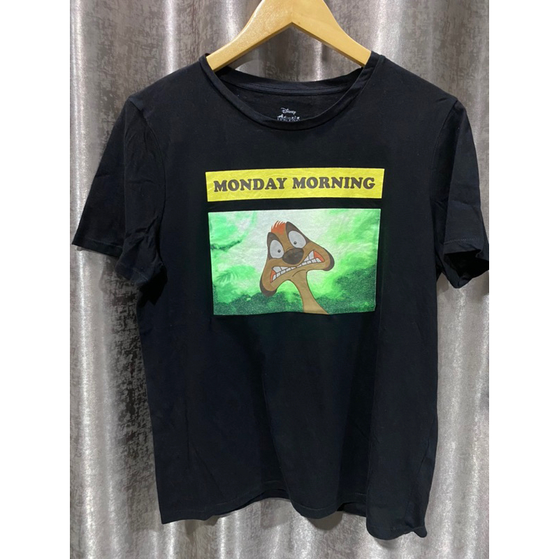 เสื้อยืดมือสองแบรนด์ Disnepสีดำไซ้น L | Shopee Thailand