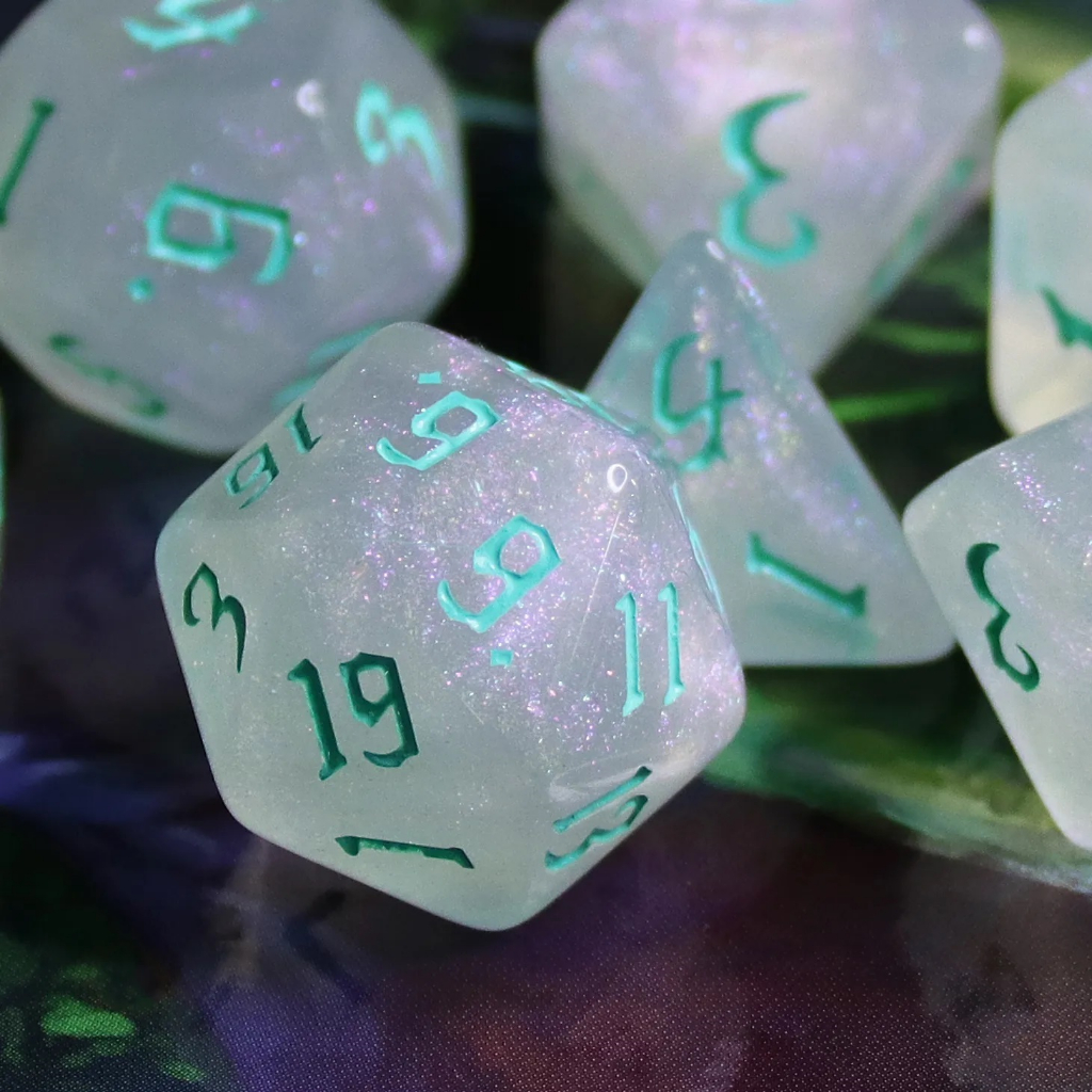 Ethereal Dreams Dice Set of 7 | ลูกเต๋า Dice For DnD D&D MTG RPG TRPG ...