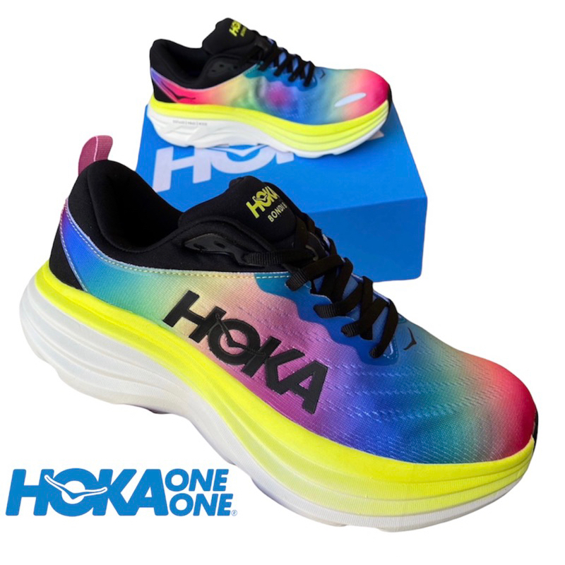 Hoka One One Bondi 8 (size40-45) Multicolor | Shopee Thailand