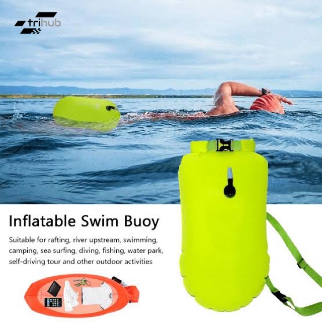 Safety Buoy Trihub ทุ่นนิรภัย Pvc แบบเป่าลม | Shopee Thailand