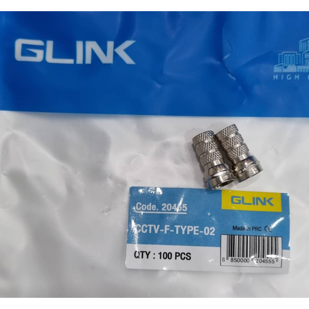 GLINK หัว F-TYPE ชนิดเกลียวใน รุ่น CCTV-F-TYPE02 ห่อละ 100หัว | Shopee Thailand