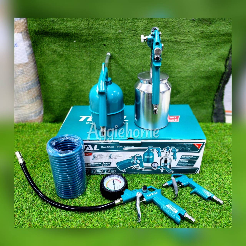 TOTAL อุปกรณ์งานลม 5 ชิ้น รุ่น TATK051-3 ( Air Tools Set ) สายลม+กาพ่น ...