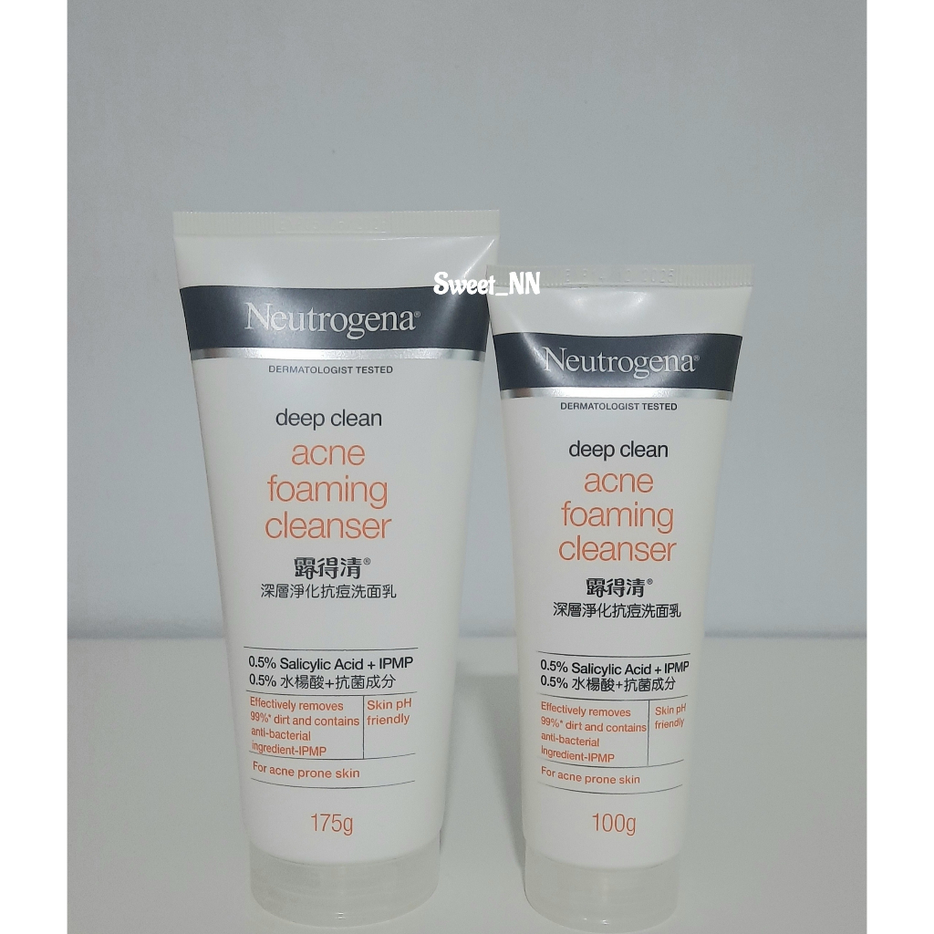 Neutrogena Deep Clean Acne Foaming Cleanser 100g /175g | Shopee Thailand