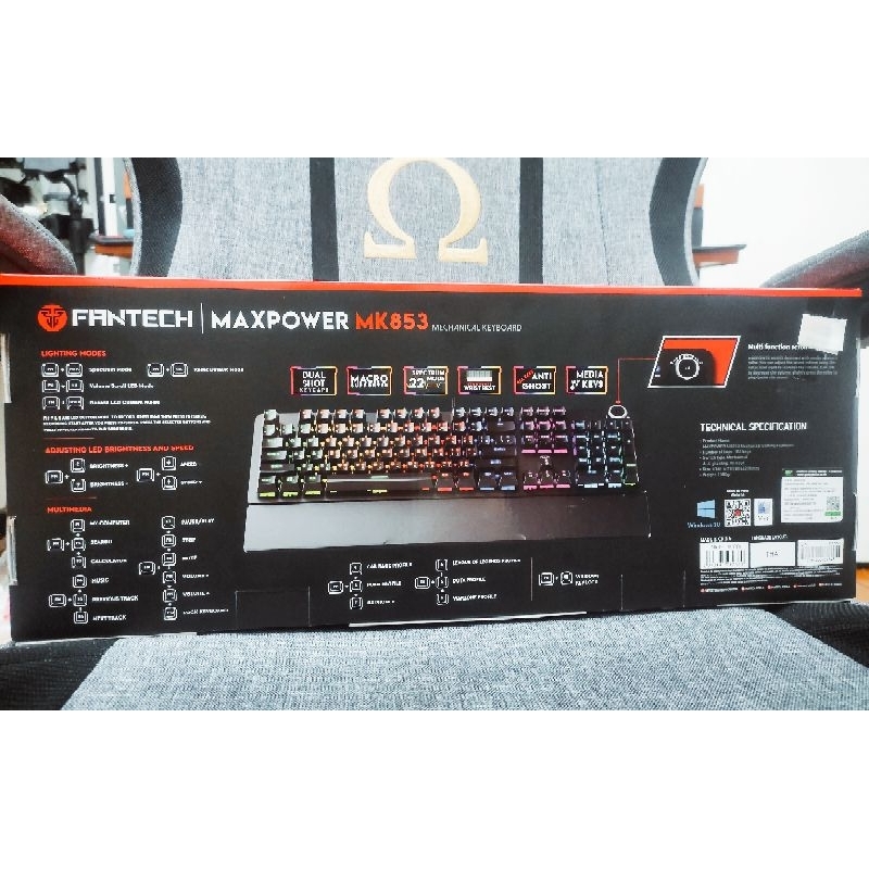 คีย์บอร์ด FANTECH MAXPOWER MK853 Red Switch | Shopee Thailand