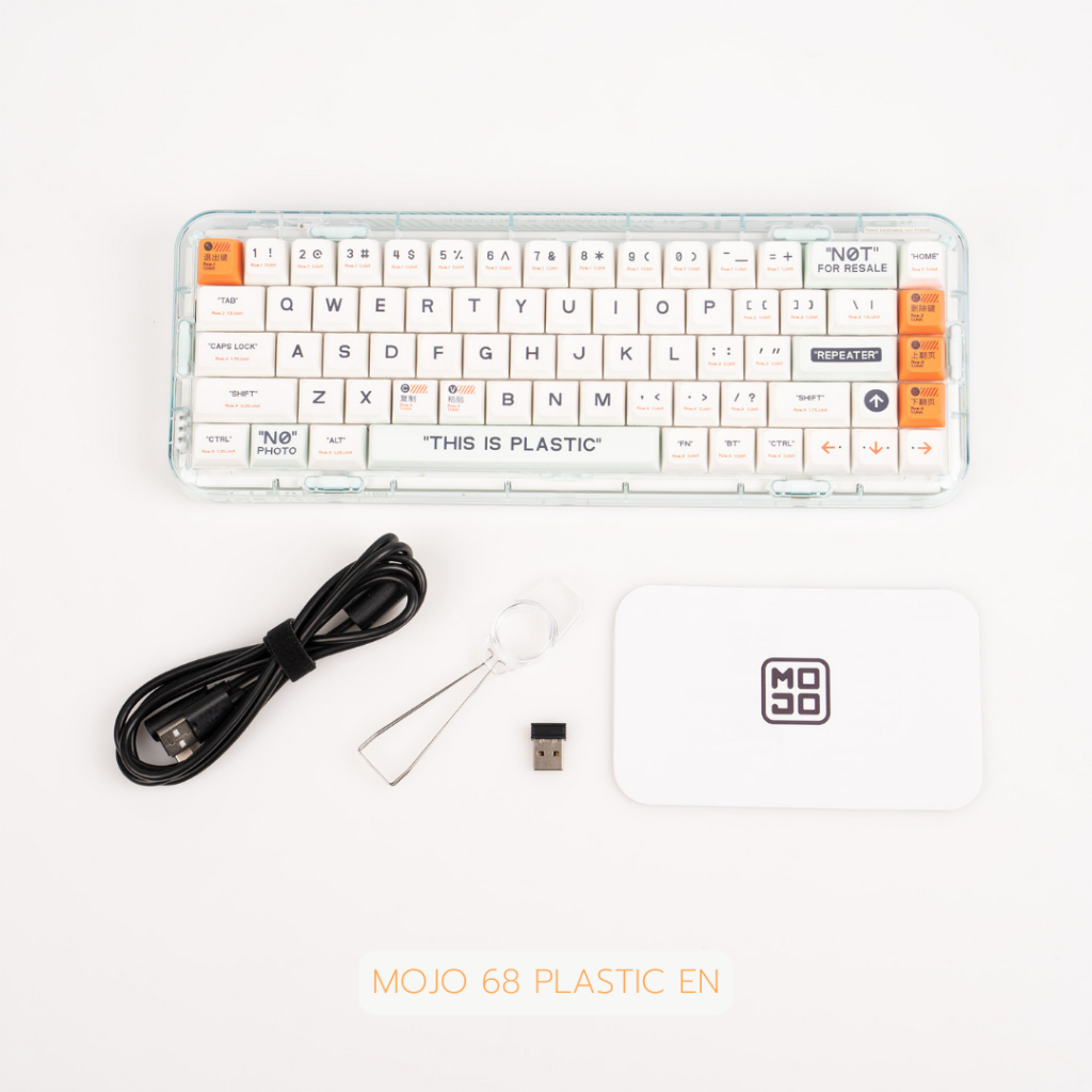 คีย์บอร์ด Melgeek Mojo68 6 Color Hotswap RGB Bluetooth Mechanical ...