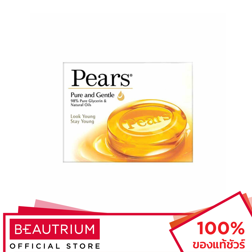 PEARS Pure&Gentle Soap Gold ผลิตภัณฑ์ทำความสะอาดผิวกาย 100g | Shopee ...