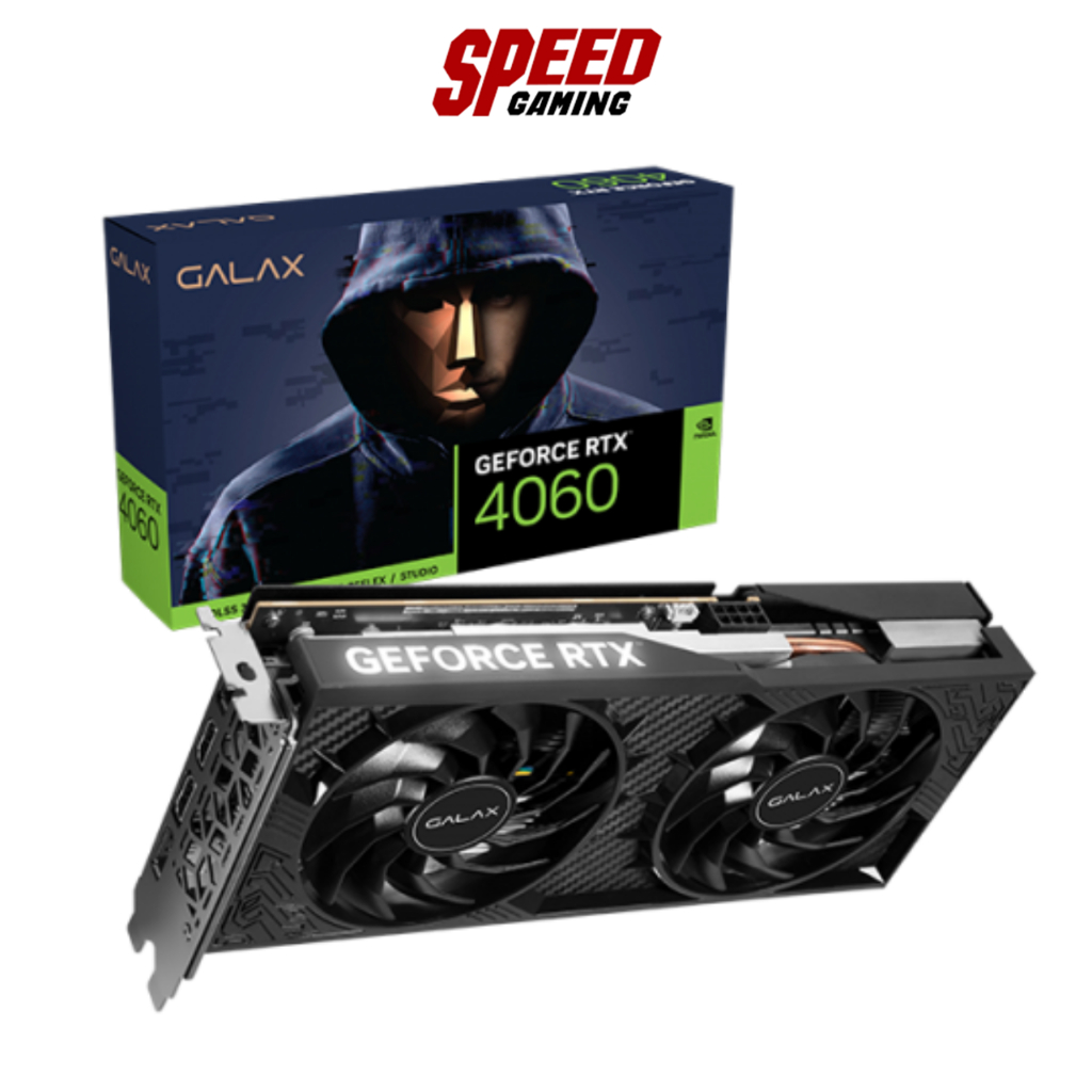 GALAX GEFORCE RTX 4060 1-CLICK OC 2X - 8GB GDDR6 VGA(การ์ดจอ) | By Speed Gaming | Shopee Thailand