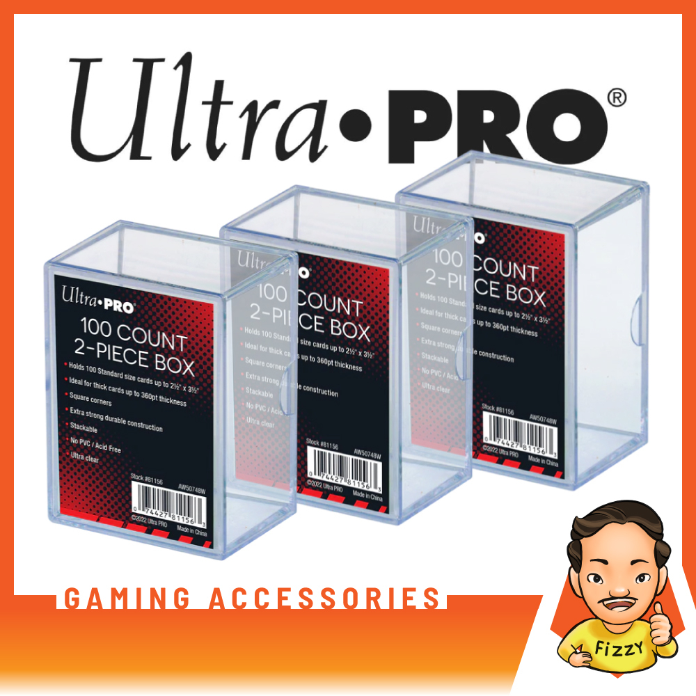 [FIZZY] Ultra Pro: Card Storage Box 100 CT [กล่องใส่การ์ด] | Shopee ...