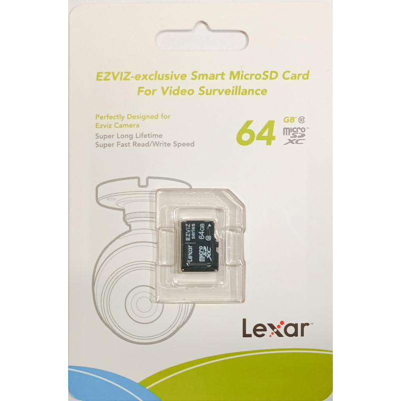 ของแท้ ⚡️เมมโมรี่การ์ด⚡️EZVIZ Memory card Micro SD 64GB For Ezviz (CS-CMT-CARDT64G) | Shopee ...