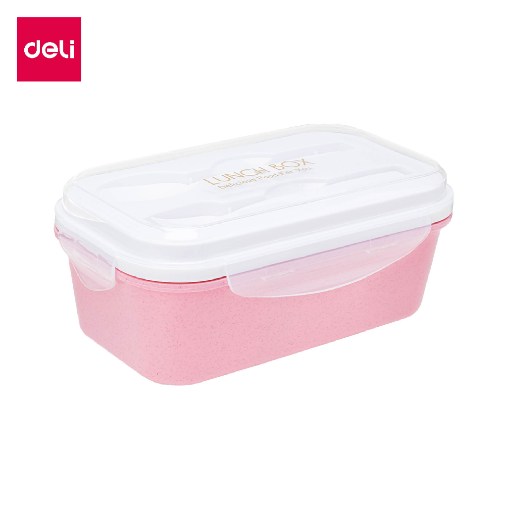 Deli กล่องข้าวแบบแบ่งช่อง 2/3 ช่อง กล่องอาหารกลางวัน กล่องข้าวเข้า ...