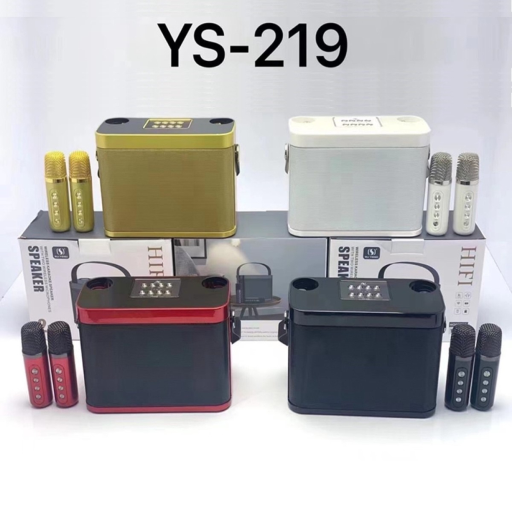 ลำโพงบลูทูธ รุ่น YS-219 home ktv ชุดเสียงไมโครโฟน ลำโพงมีสายหิ้ว สะดวกในการพกพา เสียงดีเยี่ยม ...