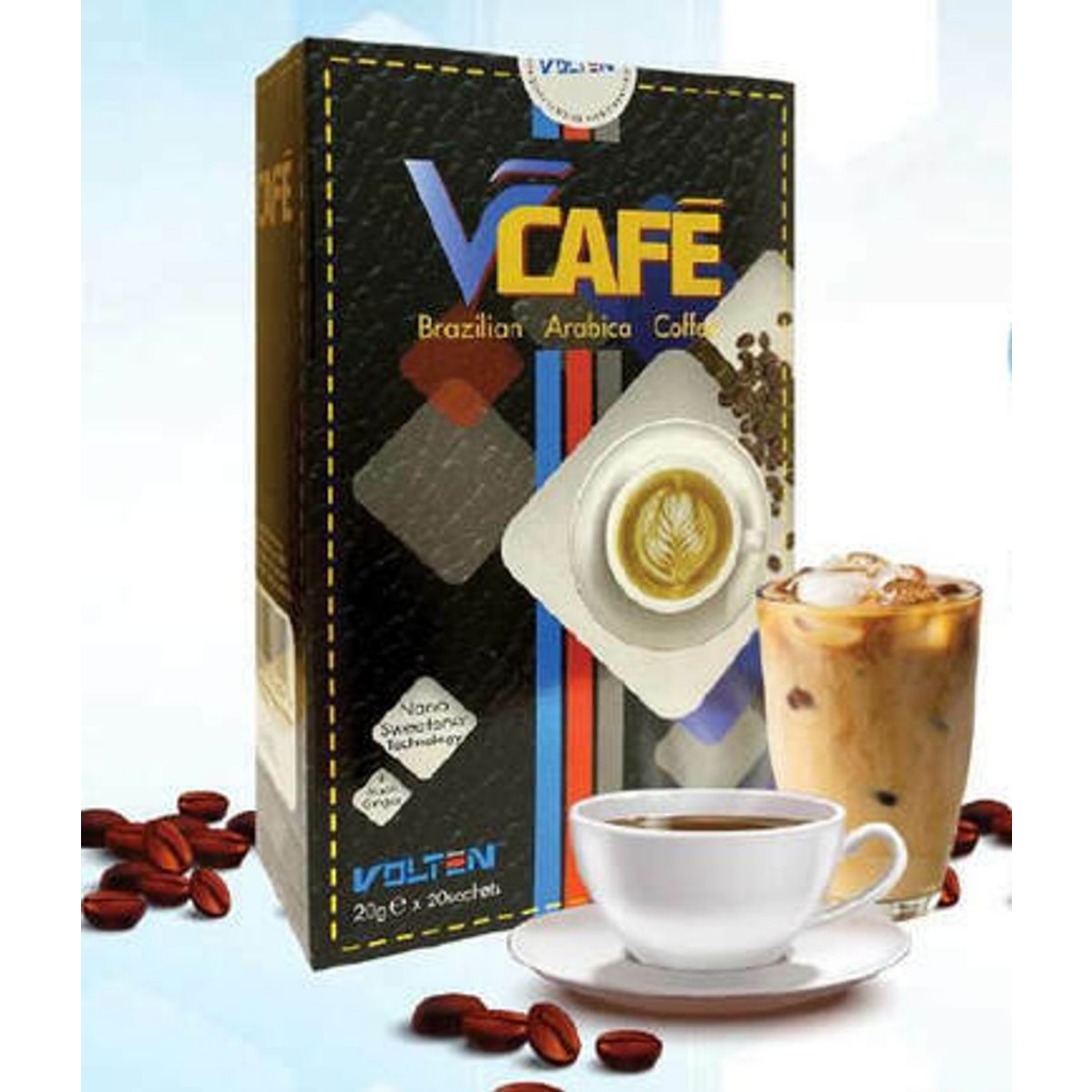 🔥VOLTEN VCAFE 🔥 กาแฟสุขภาพกระชายดำ ราคาพิเศษสำหรับทดลองใช้(20 ซอง/กล่อง) | Shopee Thailand