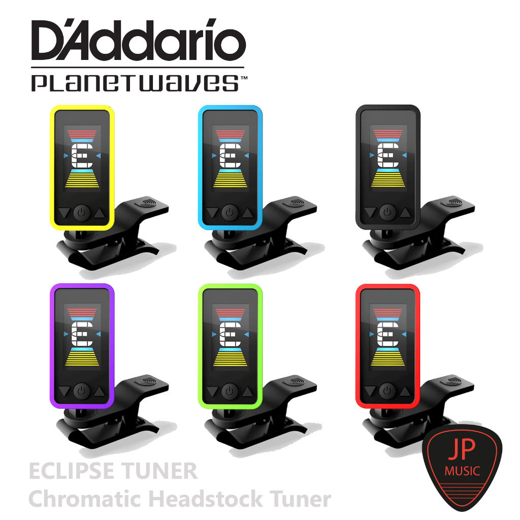 D'Addario ECLIPSE TUNER Chromatic Headstock Tuner เครื่องตั้งสายกีต้าร์ ...