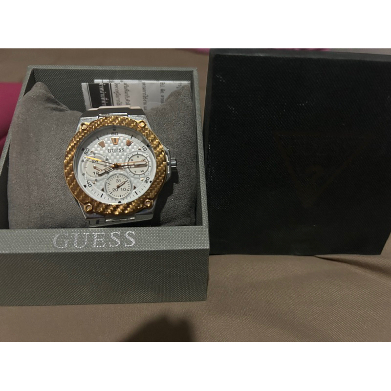 นาฬิกา GUESS ZENA รุ่น W1094L4 สีชมพู พร้อมกล่อง ใส่น้อยมากค่ะ | Shopee ...