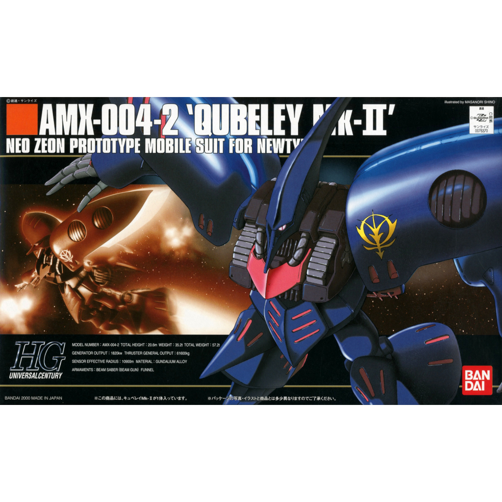 Bandai HGUC 1/144 Qubeley Mk-II | Shopee Thailand