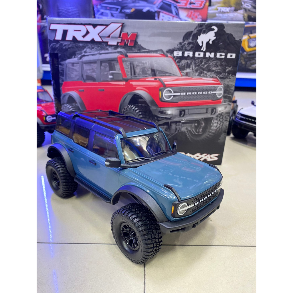 รถบังคับวิทยุพร้อมเล่นยี่ห้อ TRAXXAS size1/18 TRX-4M™Bronco® Body ...