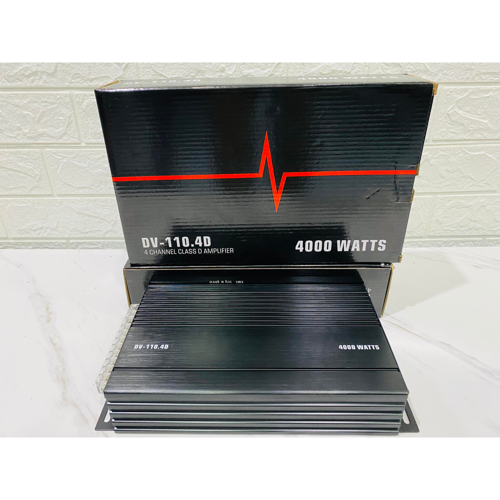 ขับกลาง 4ch 4000Watts รุ่น DV-110.4D เพาเวอร์แอมป์ ขับกลาง8 แหลม8 ...