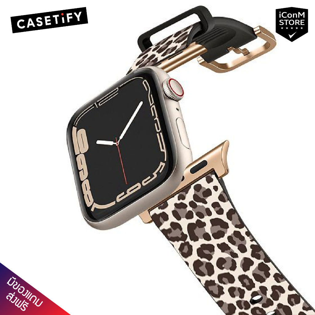 [พร้อมส่ง] CASETiFY - Leopard Skin สายนาฬิกาสำหรับ Apple Watch 8-1, SE, Ultra Series [ผ่อน0% ...