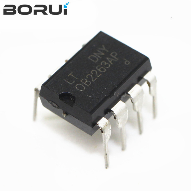 OB2263 OB2263AP DIP-8 IC หรือใส่แทน SG6848 / SG5701 / SG5848 / LD7535 / LD7550 / OB2262 / OB2263 ...