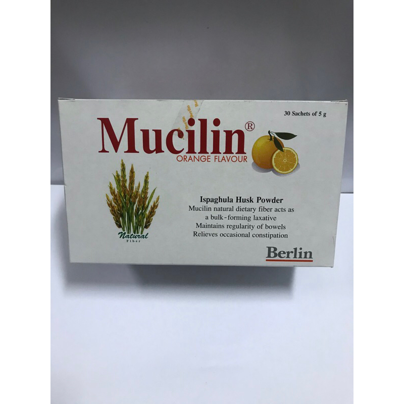 Mucilin Fiber Orange - 30 Sachet of 5 gms | Shopee Thailand