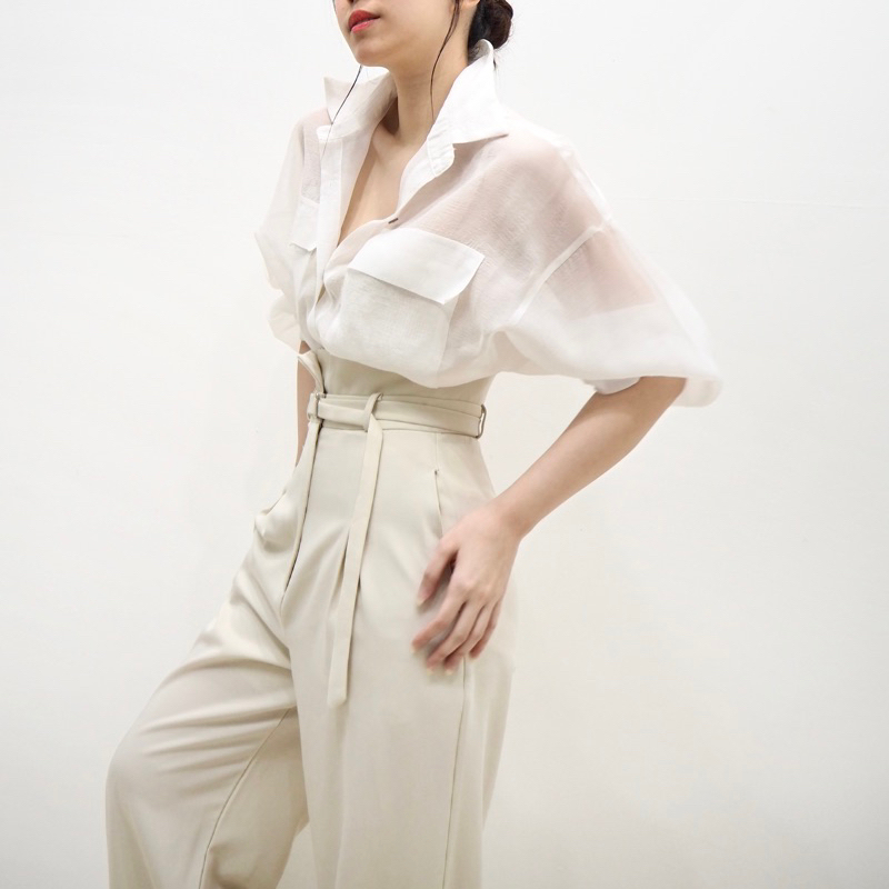 Translucent shirt เสื้อเชิ้ตใยไหมแก้ว | Shopee Thailand
