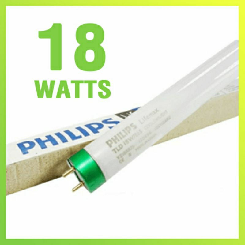 PHILIPS หลอดนีออน TLD 18W และ 36W หลอดฟลูออเรสเซนต์ขั้วเขียว(เดย์ไลท์ ...