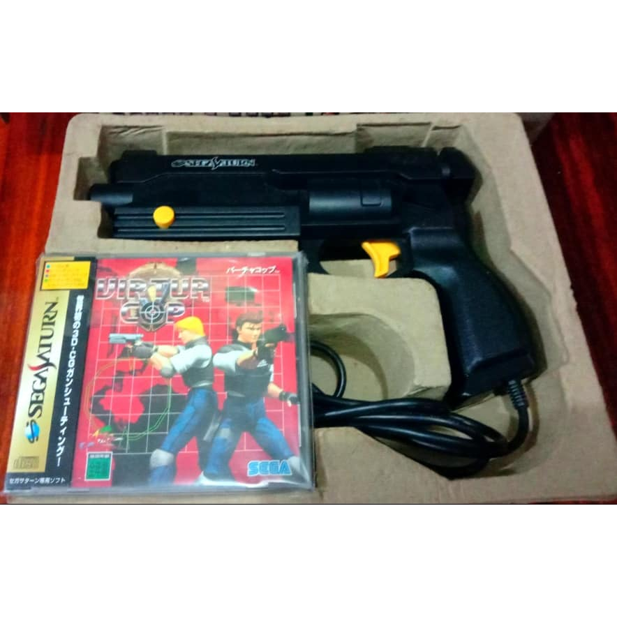 Sega Saturn - Light Gun Controller : Virtua Gun Box Set + Virtua Cop ...