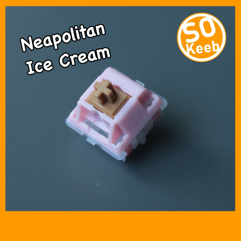 Neapolitan Ice Cream Switch (Tactile) 10 ชิ้น Mechanical Keyboard ...