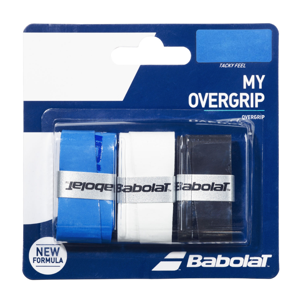 Babolat เทปพันด้าม/กริ๊ปพันด้ามไม้เทนนิส My Overgrip x3 Grip Tape ...