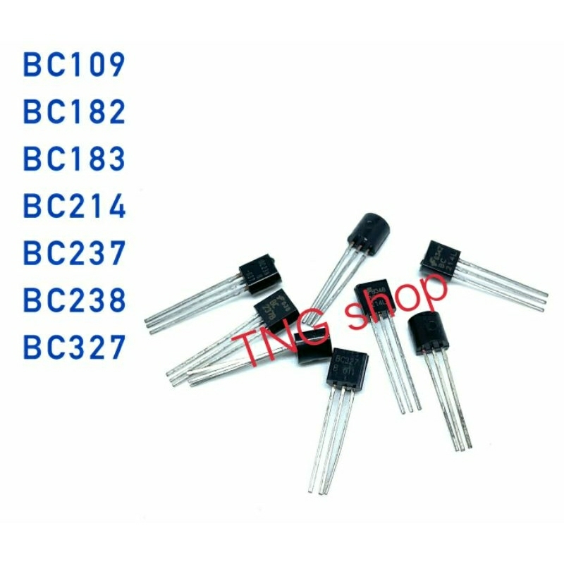ราคาแพ็ค 10ตัว ทรานซิสเตอร์ TO92 BC109 BC183 BC214 BC237 BC238 BC327 ...