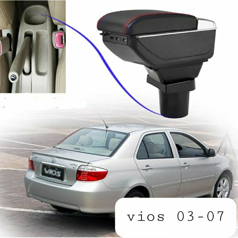 ที่พักแขน vios 03-07 เจน1 ที่ไม่มีพักแขนมาจากโรงงานเท่านั้น | Shopee ...