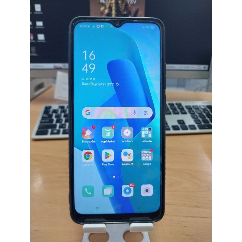 OPPO A16k (3+32) มือสอง สภาพเหมือนใหม่ อุปกรณ์ยกกล่อง แถมเคส 2 อัน ...