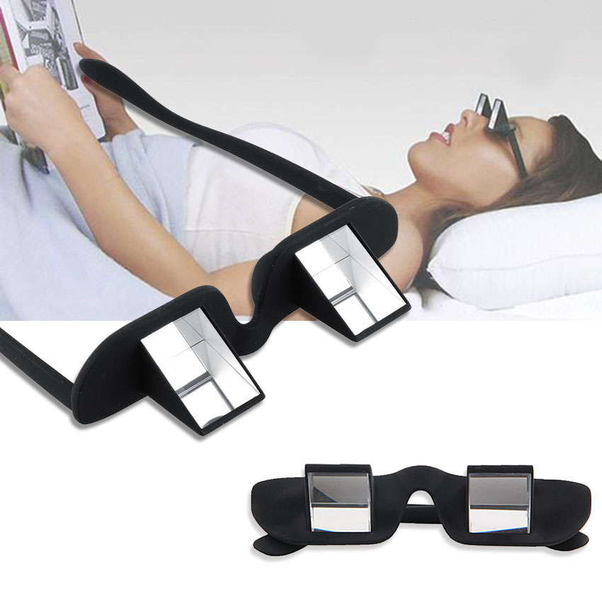 แว่นตาขี้เกียจ ช่วยให้อ่านหนังสือได้ง่าย ดูทีวีหรือทำสิ่งอื่น ๆ ขณะนอนราบได้ Lazy Glasses ...