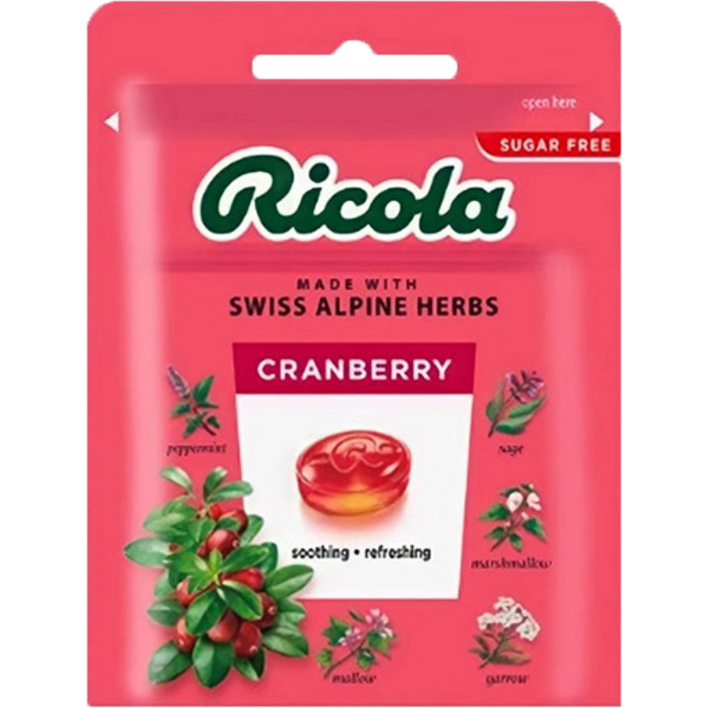 Ricola Swiss Herb Lozenges Sugar Free 17.5 g. ริโคลา ลูกอมสมุนไพร ปราศจากน้ำตาล 17.5 กรัม 6 ...