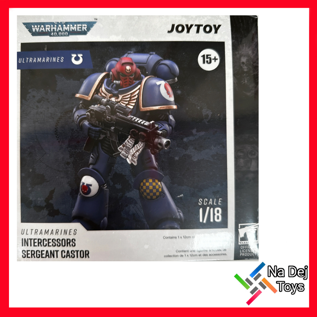JoyToy Warhammer 40K Intercessor Sergeant Castor 1/18" Figure จอยทอย ...
