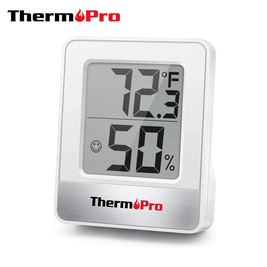 ThermoPro TP-49 เครื่องวัดอุณหภูมิและความชื้นในบ้านแบบดิจิตอล Indoor Digital Hygrometer ...
