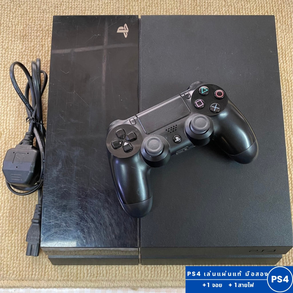PS4 Original เครื่องเพลสเตชั่น 4 รุ่นอ้วนแท้ เล่นแผ่นแท้ ต่อ PSN ได้ ...