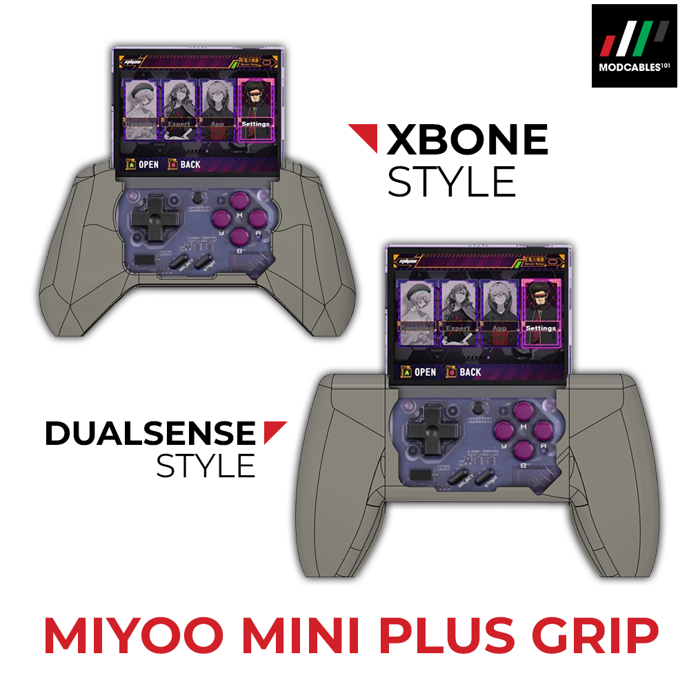 Grip สำหรับเครื่องเล่นเกมส์ Miyoo Mini Plus มีสองแบบให้เลือก | Shopee ...