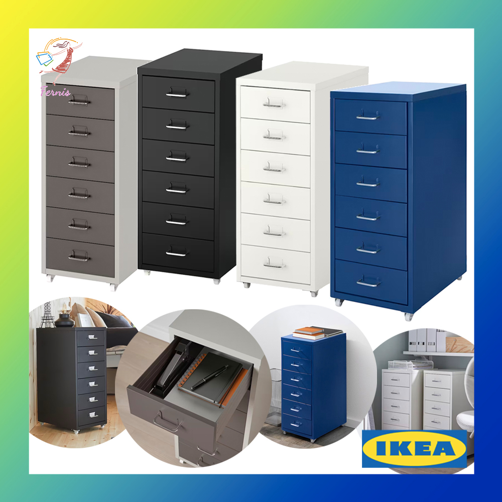 ตู้ลิ้นชัก เหล็ก มีล้อเลื่อน เฮล์มเมอร์ อิเกีย Drawer HELMER IKEA | Shopee Thailand