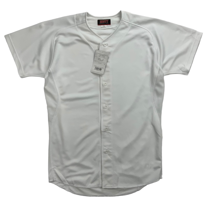 เสื้อเบสบอล สีพื้น ZETT Size L สินค้าใหม่ป้ายห้อย | Shopee Thailand