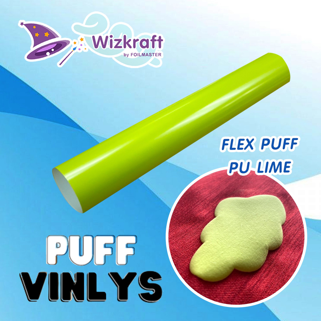 เฟล็กพัฟ ติดเสื้อ Wizkraft PUFF Vinyl PU Foam Flex เฟล็กตัด เนื้อนุ่ม ติดง่าย จากเกาหลี Made in ...