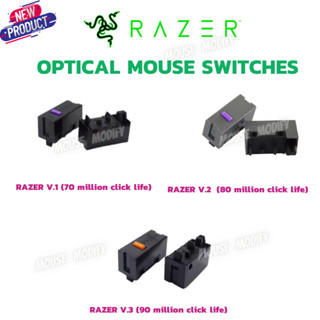 พร้อมส่งด่วน จากไทย สวิตซ์คลิกเมาส์ Optical Micro Switch Mouse RAZER ...