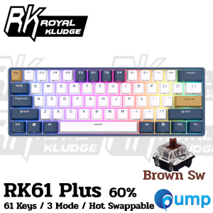 Royal Kludge RK61 Plus Wireless Mechanical Gaming Keyboard | Shopee ...