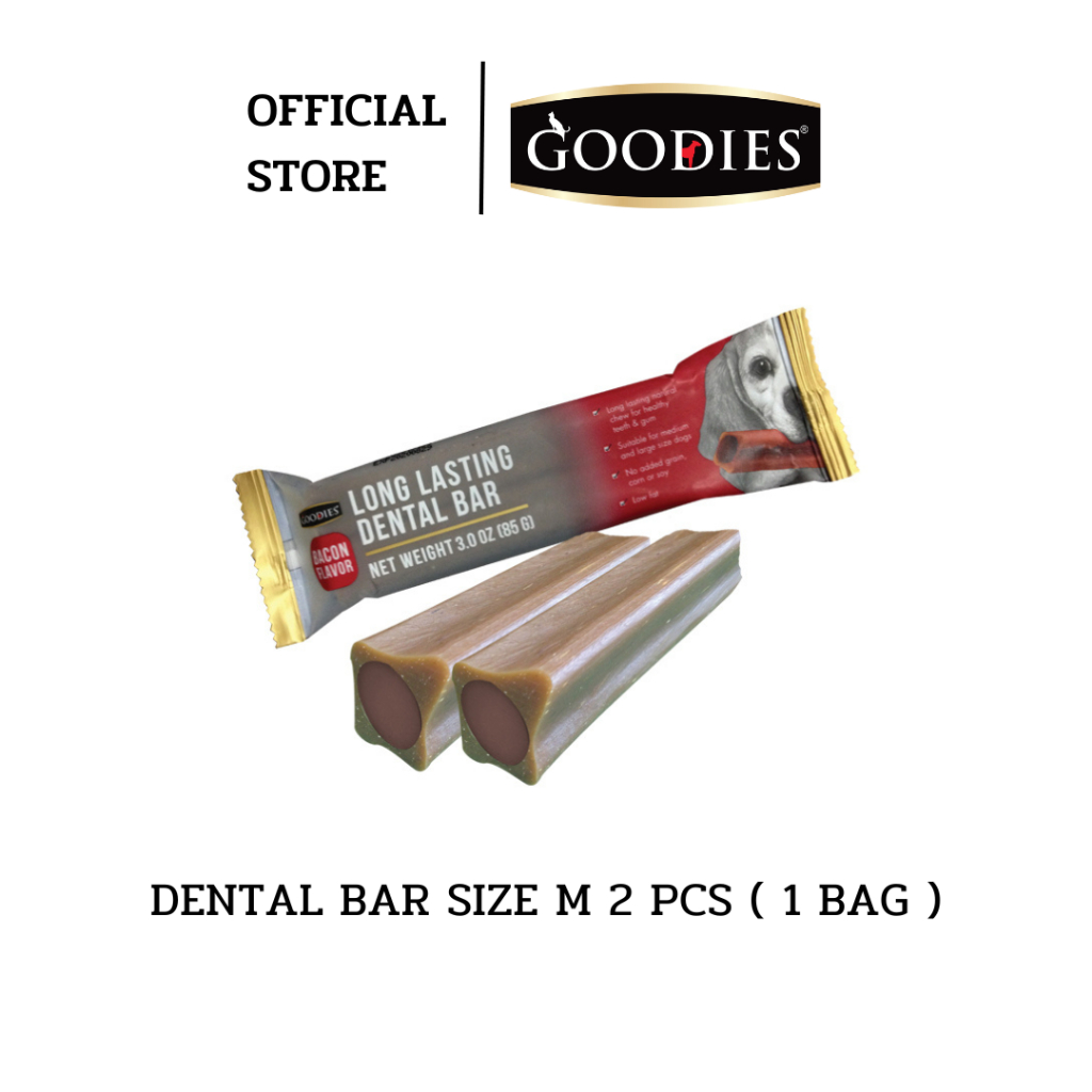 Goodies กู้ดดี้ เดนทอลบาร์ ขนมขัดฟัน ลดกลิ่นปาก ขจัดหินปูน ฟันขาว รส ...