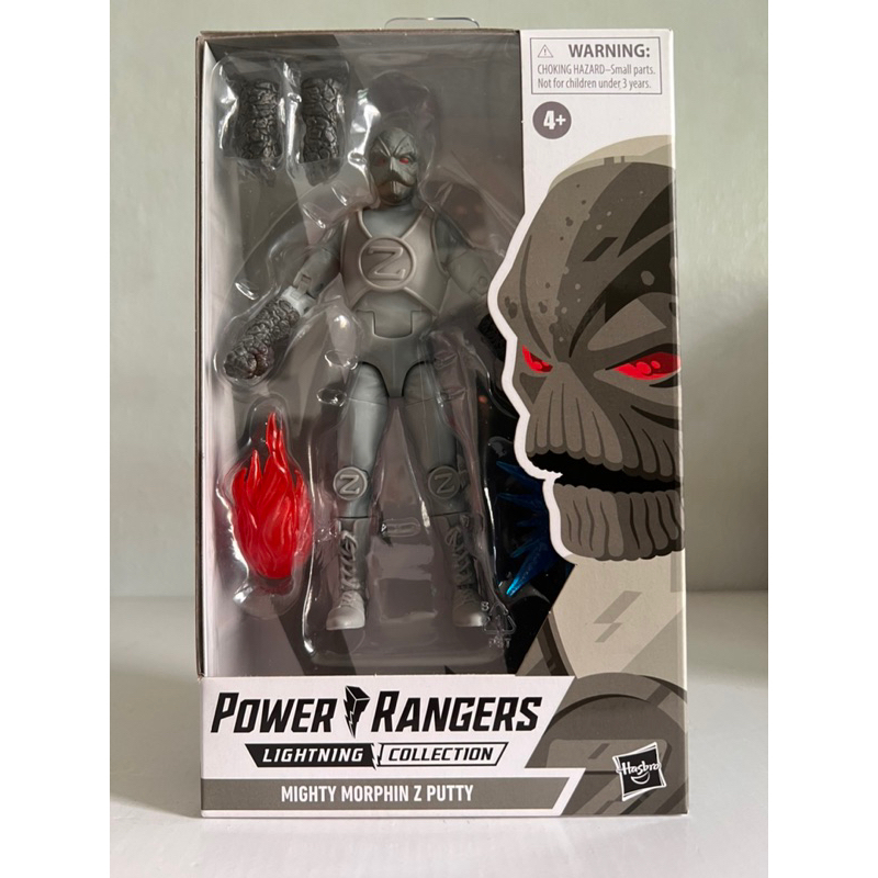 Power Rangers Lighting collection action figure, Mighty Morphin Z Putty ...