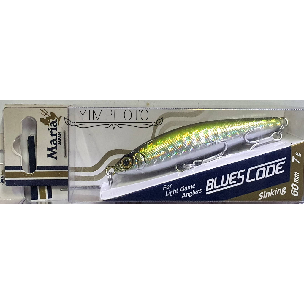 Maria Blues Code Bluecode 60s 7g.(จม) เหยื่อปลอม เหยื่อตกปลา บลูโค้ด ของแท้ 100% | Shopee Thailand