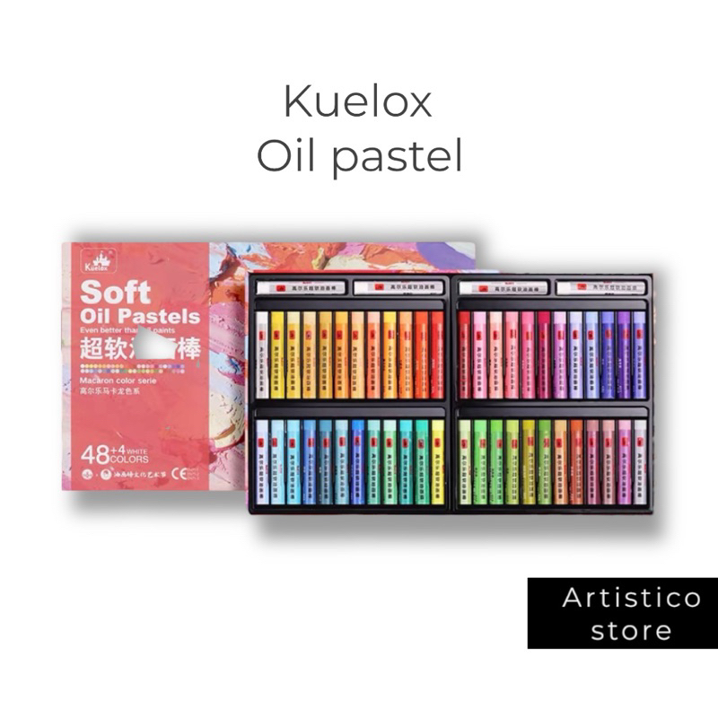 Kuelox oil pastel 36/48 colors | Shopee Thailand